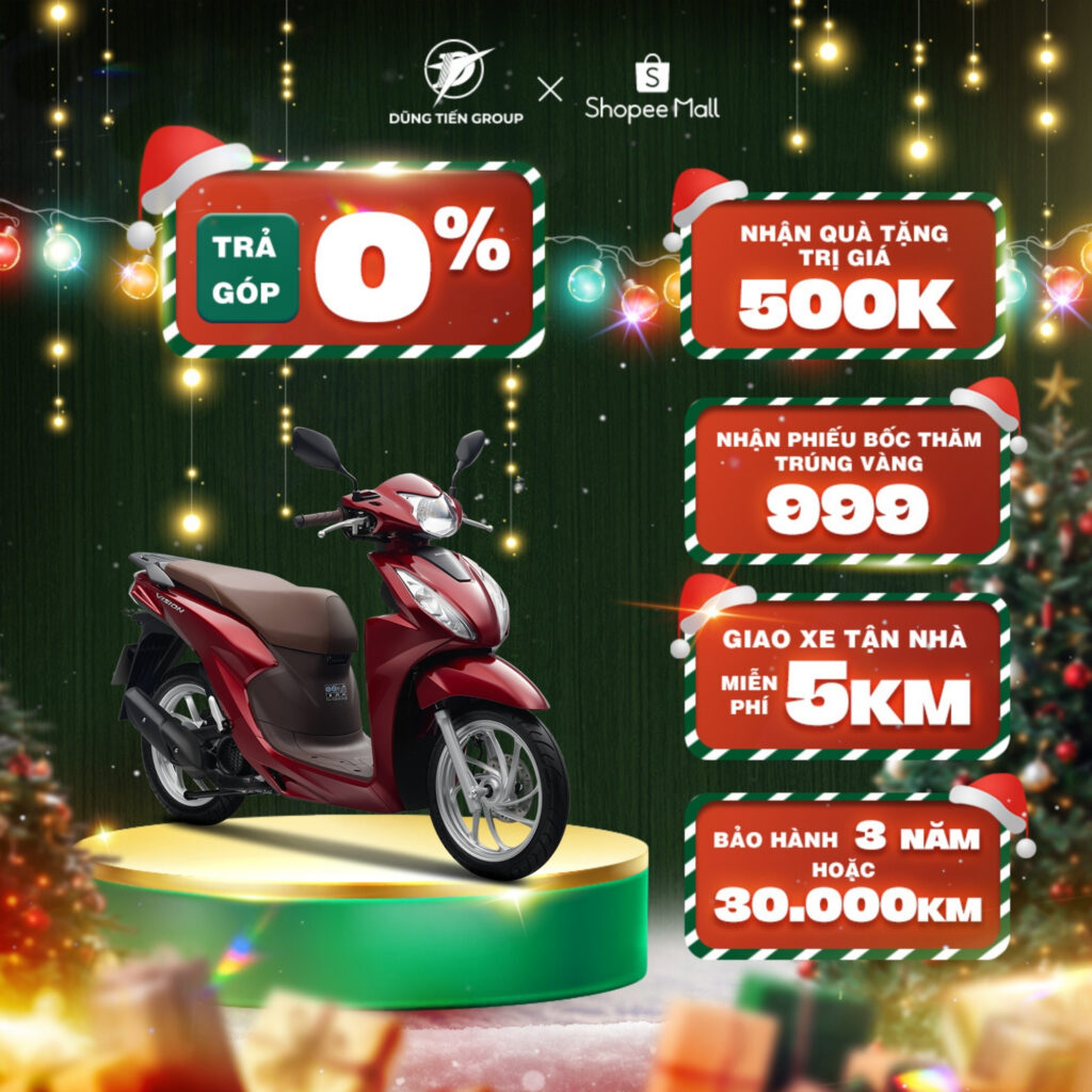 Xe Máy Honda Vision 2025 - Phiên Bản Cao Cấp - HEAD Dũng Tiến Sài Gòn